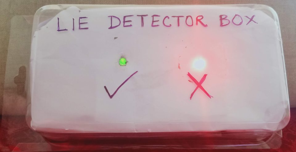 Lie detector box – Devavrat – Eduprime Projects